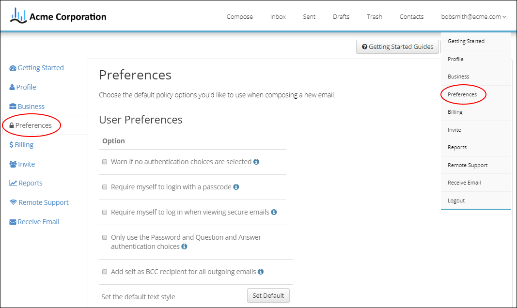 Web Portal: How to Update Preferences – Knowledge Base & F.A.Q.