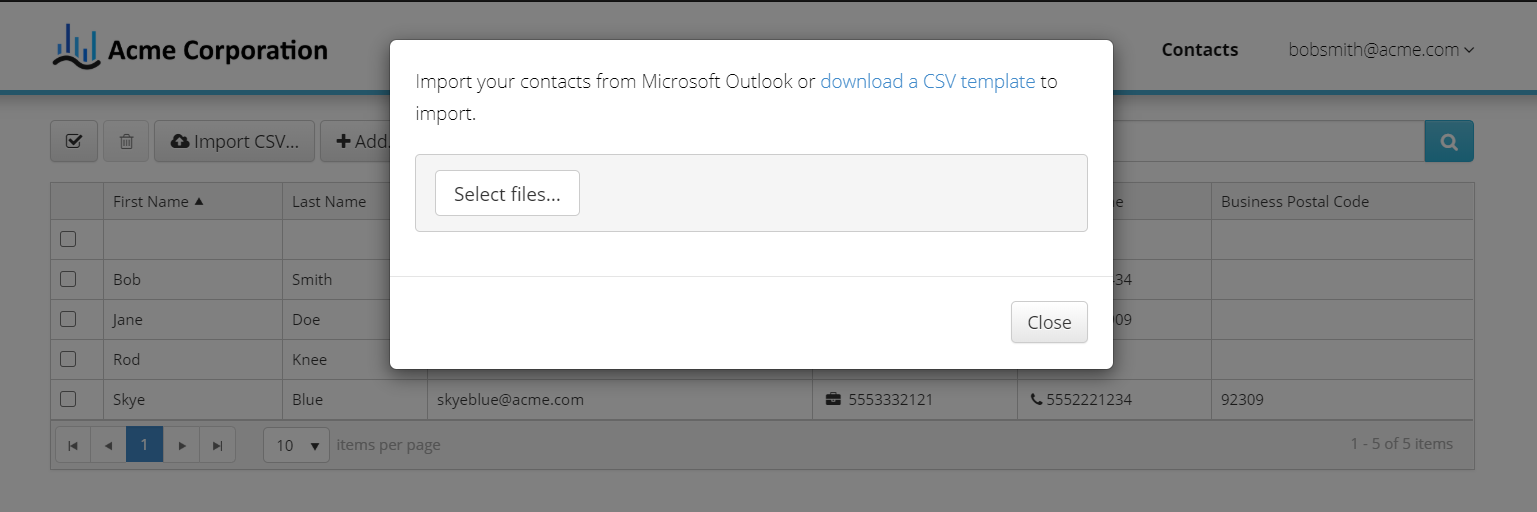 Web Portal: How to Import Contacts – Knowledge Base & F.A.Q.