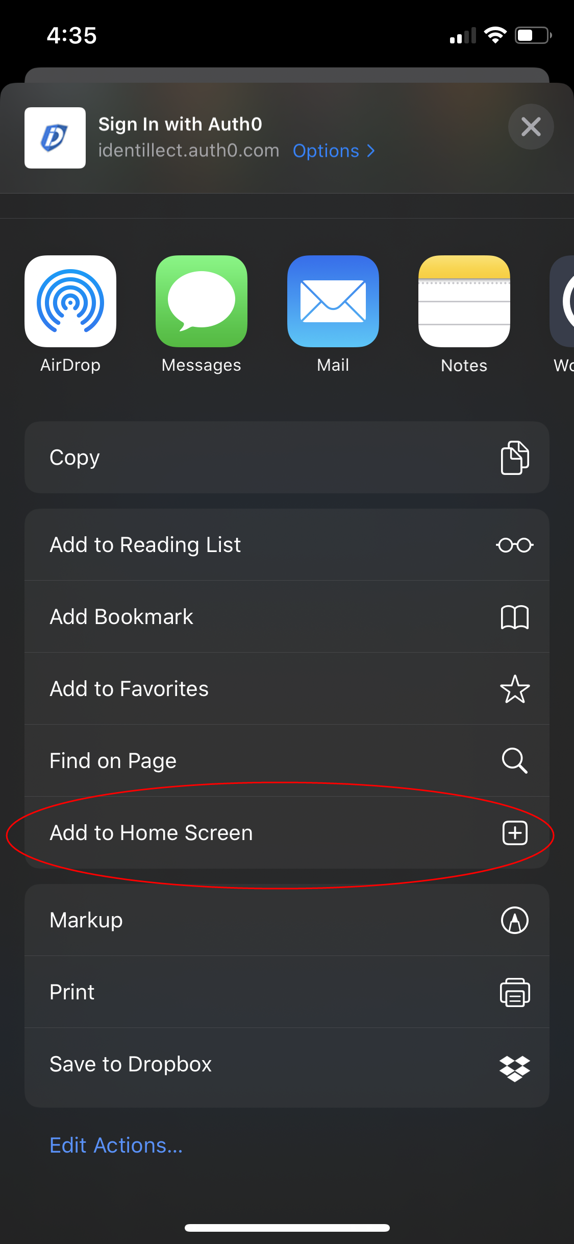 Web Portal: How to Add to Mobile Device Home Screen – Knowledge Base ...